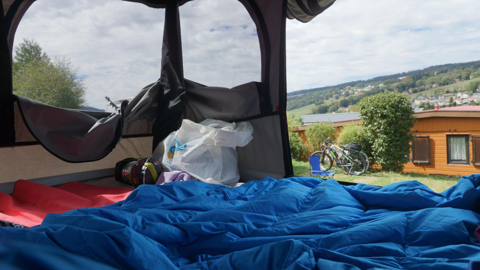 Camping Lac de Brenets - Reisen Sport Franz Radfahren, Dachzelt, Kayak ...