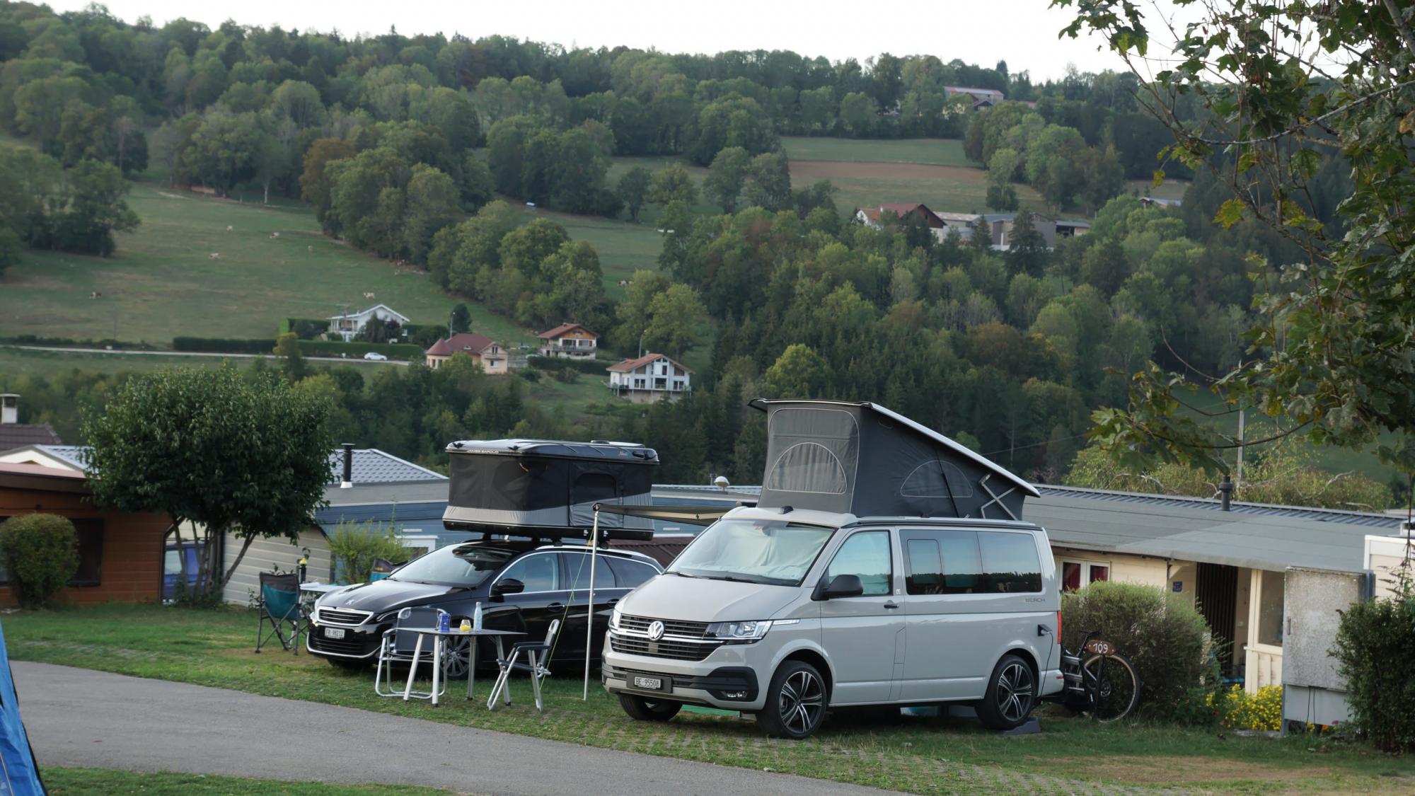 Camping Lac de Brenets - Reisen Sport Franz Radfahren, Dachzelt, Kayak ...